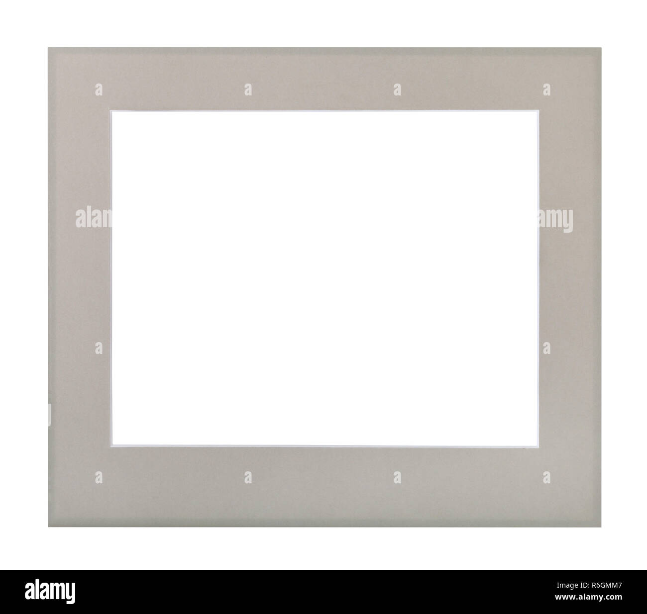 wide flat gray passe-partout for picture frame Stock Photo - Alamy