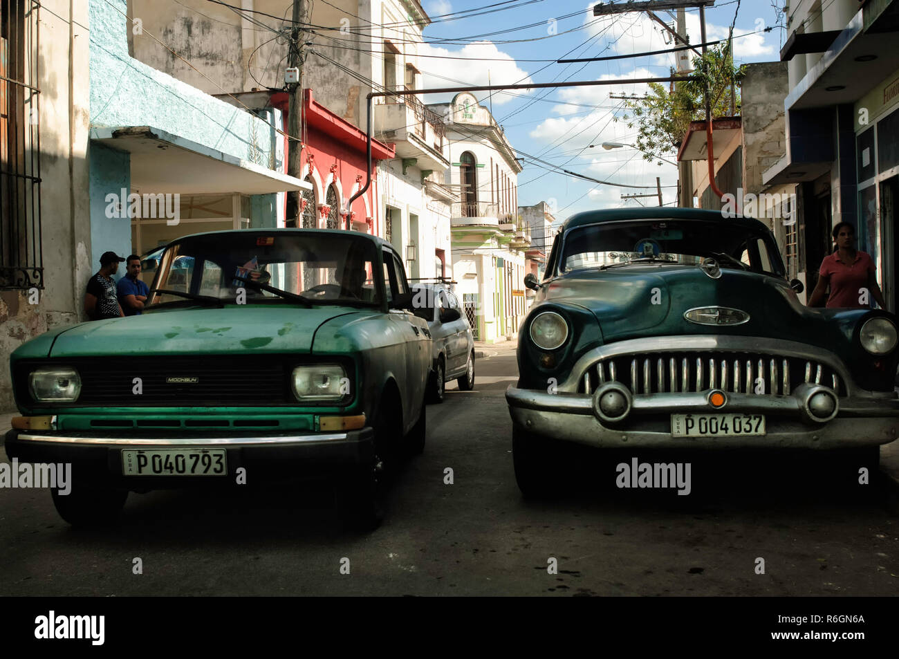 Old russian moskvich car hi-res stock photography and images - Alamy