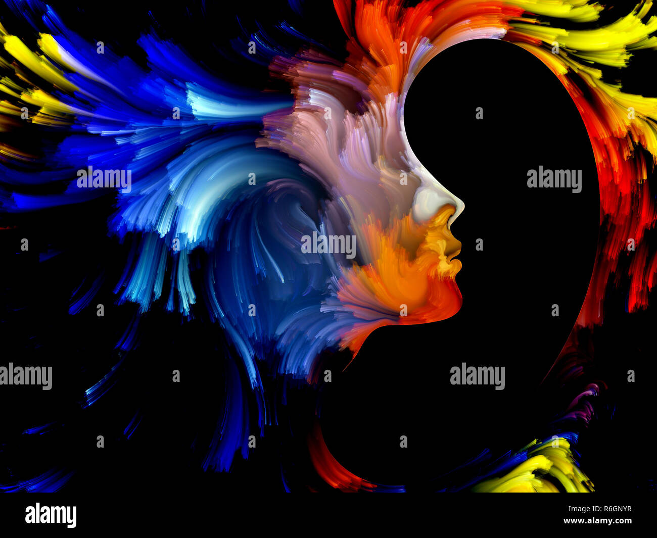Elements of Paint Stock Photo - Alamy