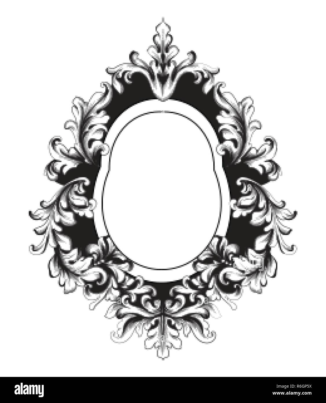 Filigree frame hi-res stock photography and images - Alamy