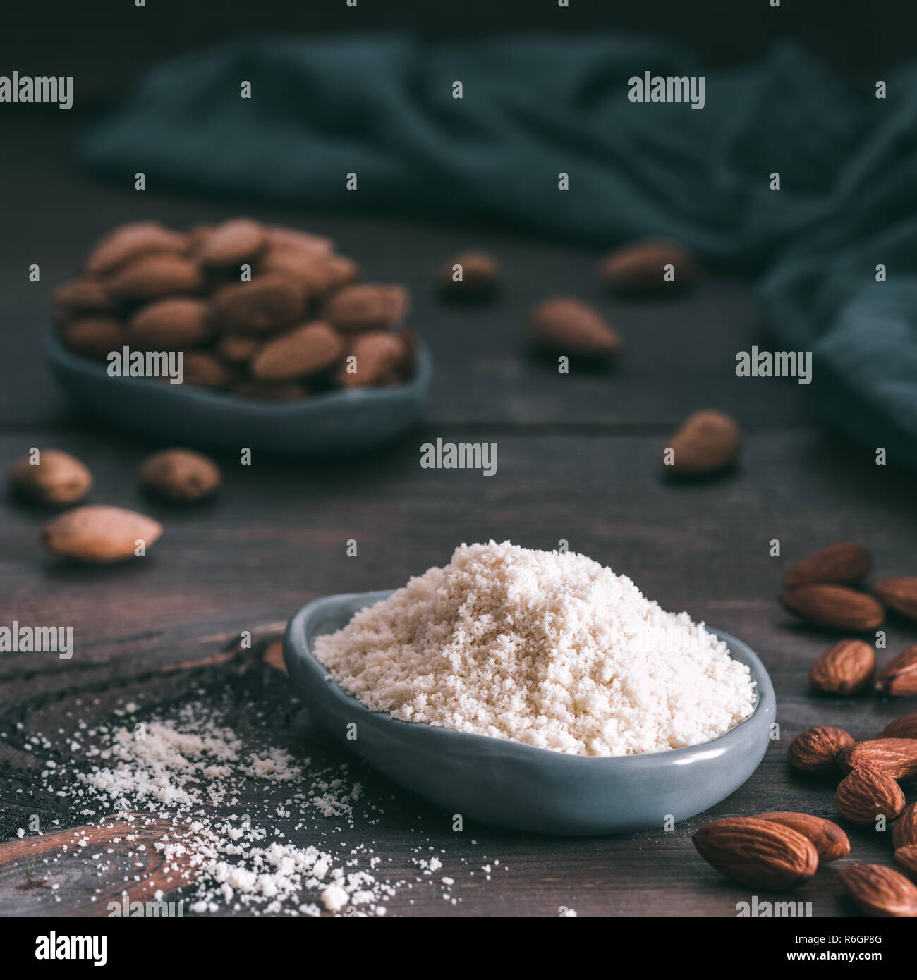 almond powder or almon flour Stock Photo - Alamy