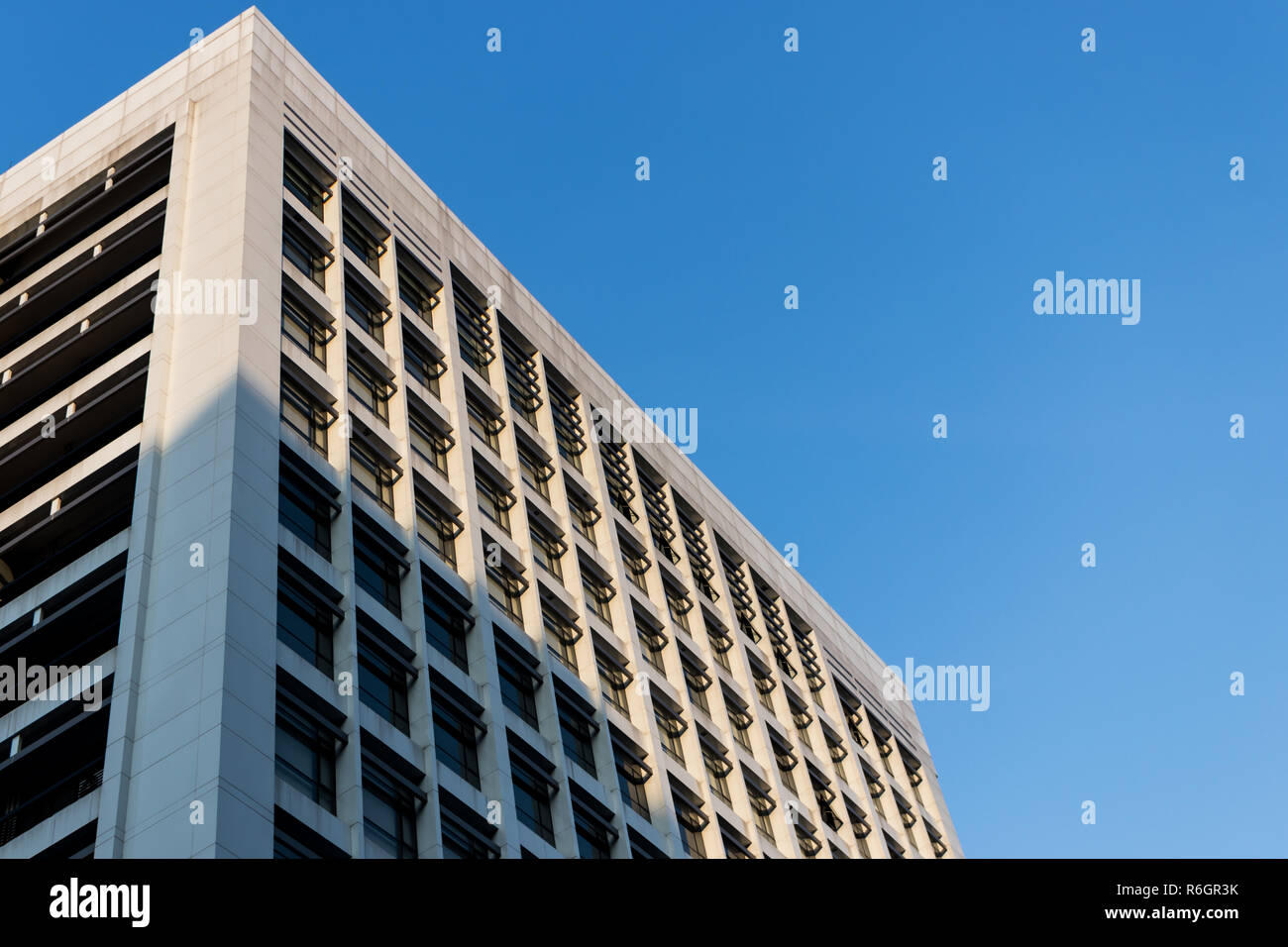 White apartment Building Stock Photo - Alamy