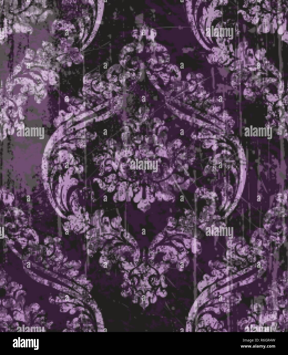 Dark Purple Victorian Background