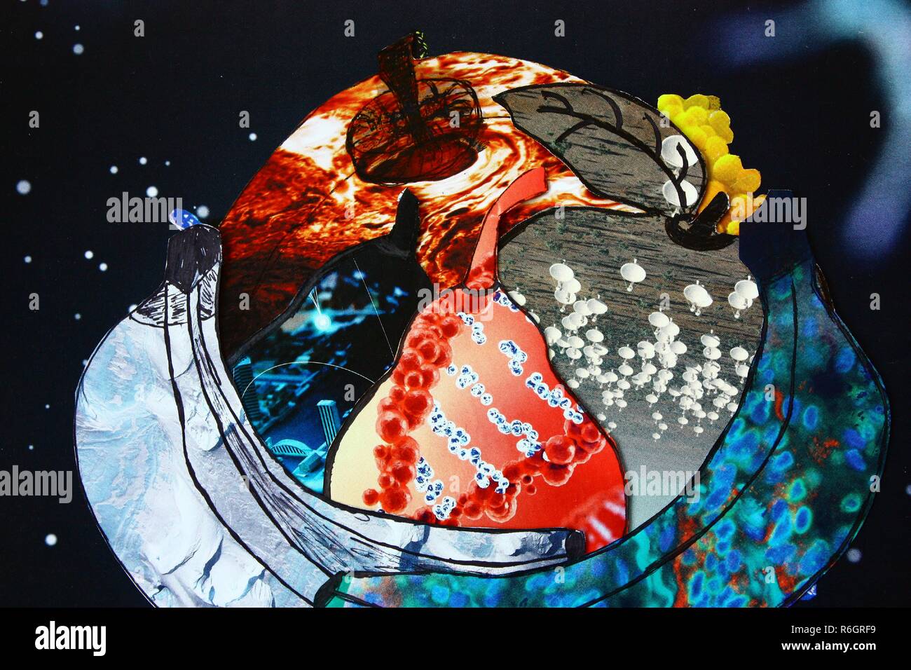 Fruit Collage Art 30 Creative Collage Art Ideas | Gathered