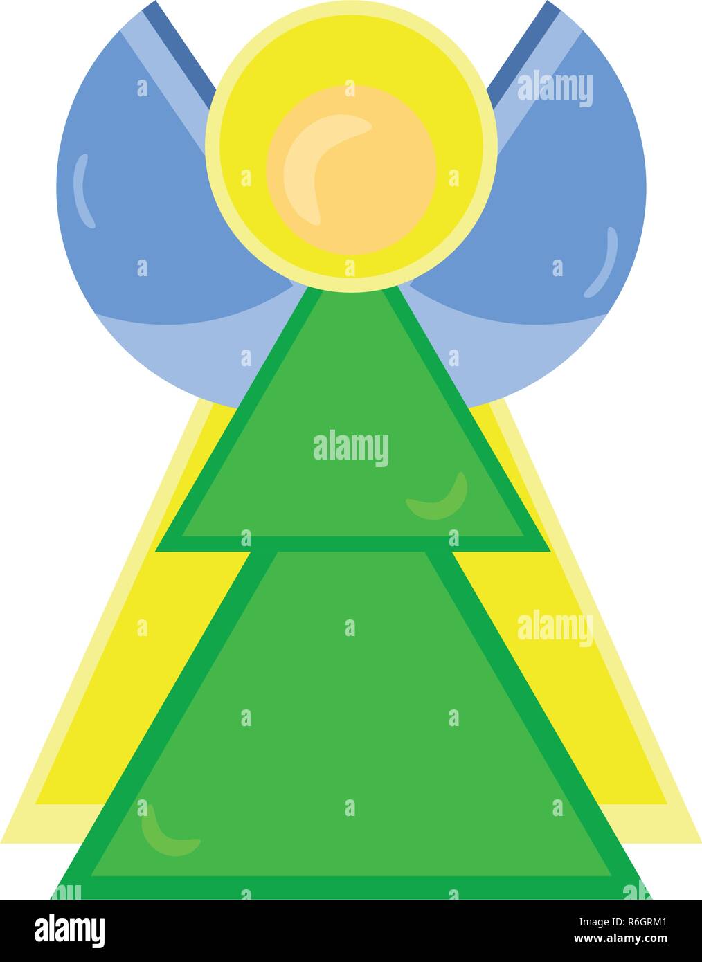 Angel Icon Symbol Design. Vector illustration of Angel silhouette ...