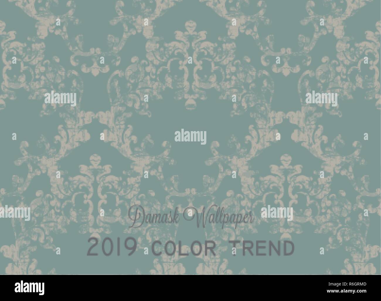 Vintage ornamented pattern Vector. Old style Victorian flourish texture ...