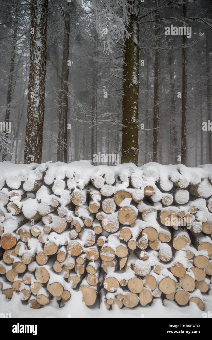 Wood background snow wood texture hi-res stock photography and images ...