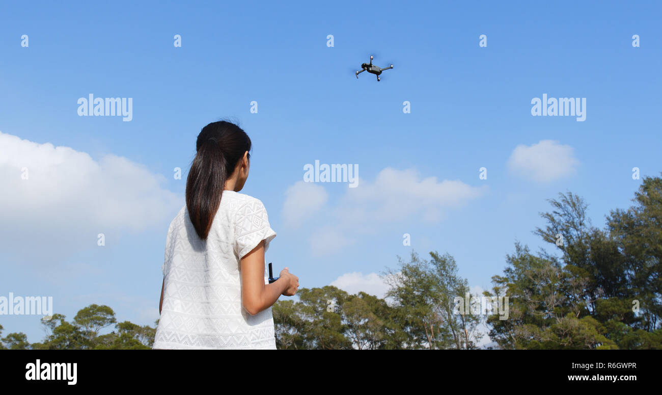 Drone back garden hi-res stock photography and images - Alamy