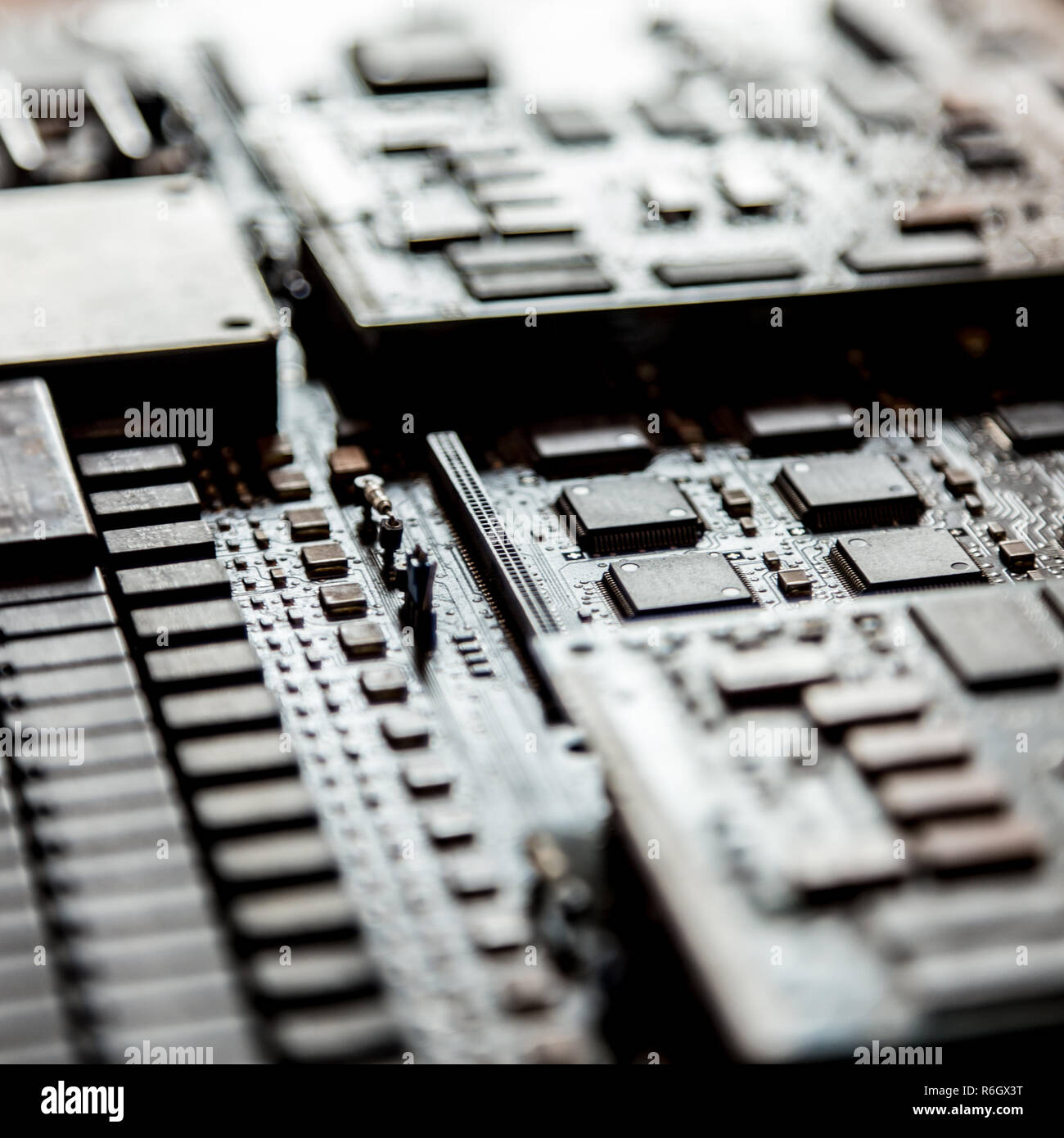 Abstract view computer circuit board hi-res stock photography and ...