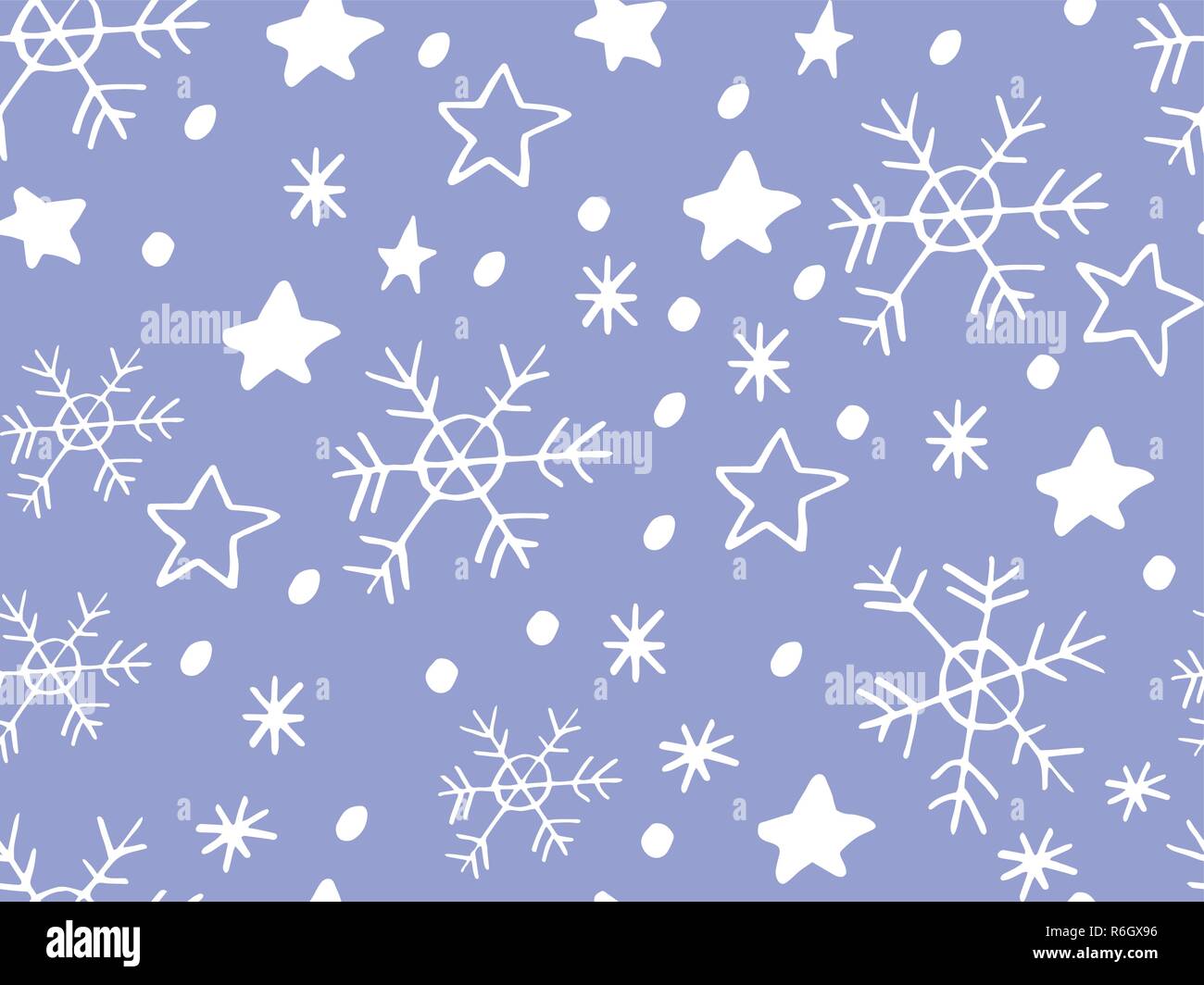 Seamless abstract snowflake background Stock Vector Images - Alamy