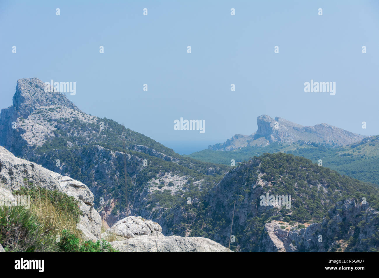 Mallorca, Spain. View of Cape Formentor (Cap de Formentor Stock Photo ...