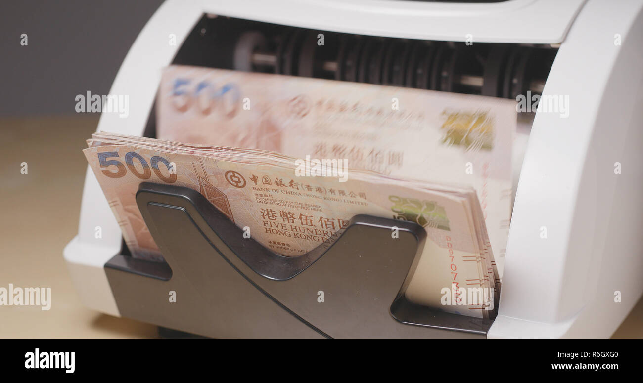 Bank note counting machine hi-res stock photography and images - Alamy