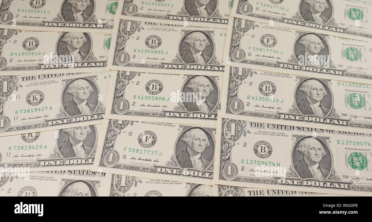 Dollar banknote, currency of United States Stock Photo - Alamy