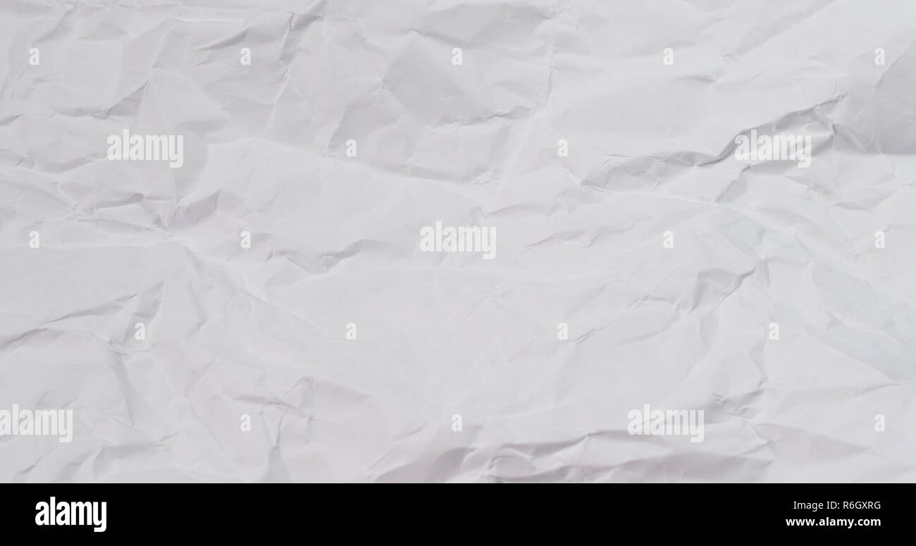 White paper wrinkle background Stock Photo - Alamy