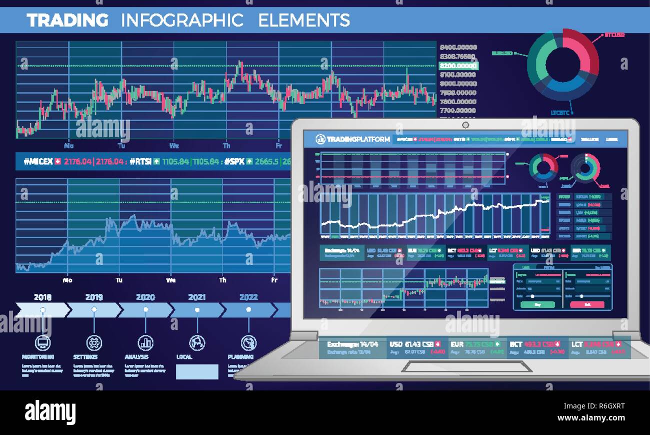 Trading Infographic Elements Stock Vector Image & Art - Alamy