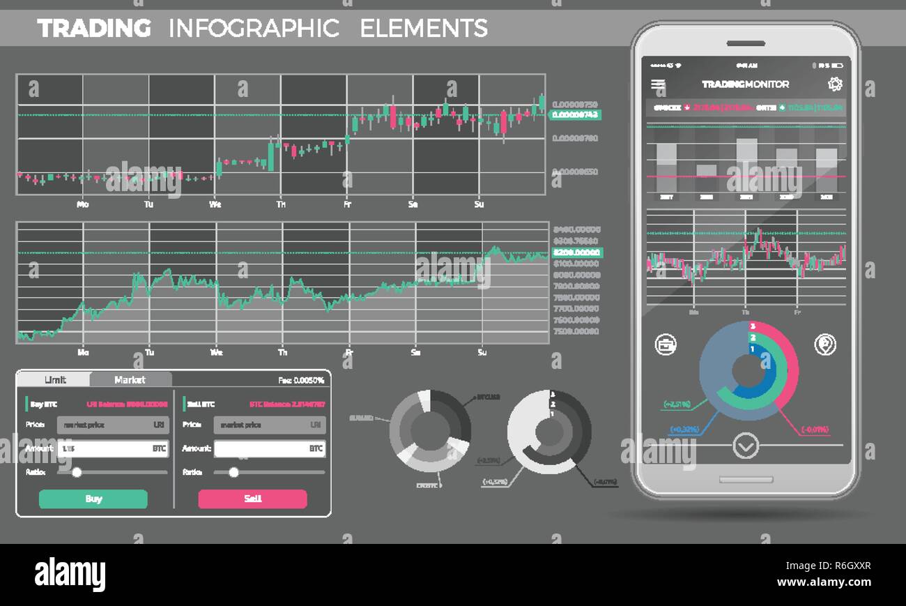 Trading Infographic Elements Stock Vector Image & Art - Alamy