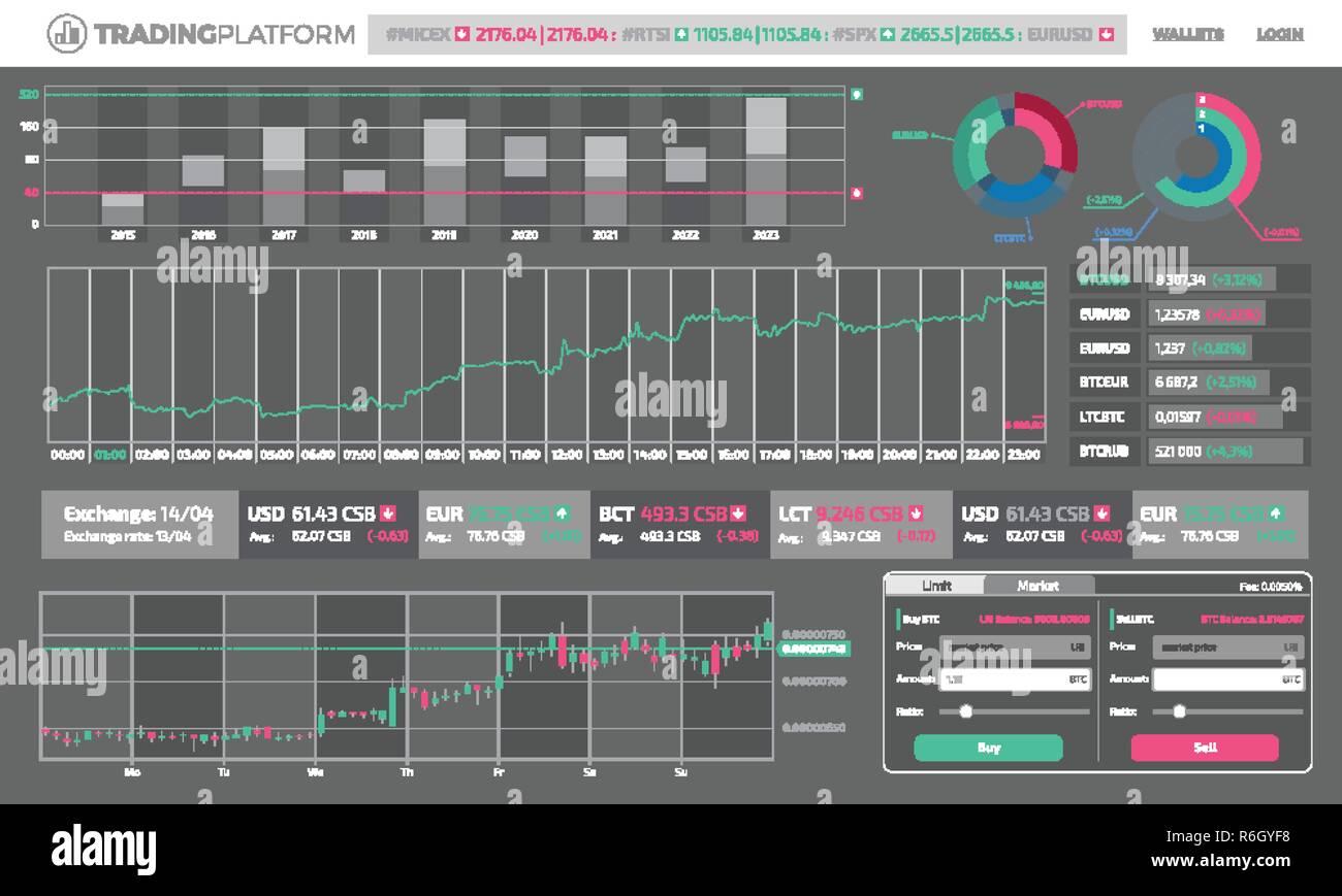 Trading Infographic Elements Stock Vector Image & Art - Alamy