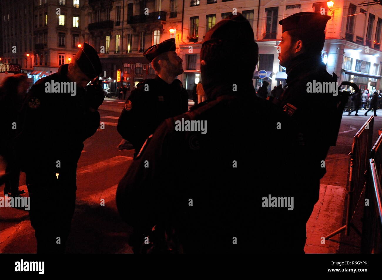 Heavy National Gendarmery security disposal held on the occasion of New ...