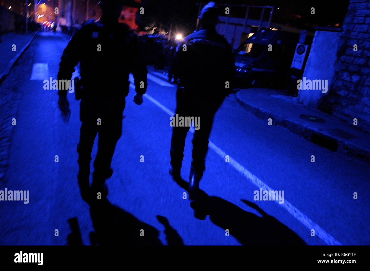 Heavy National Gendarmery security disposal held on the occasion of New ...