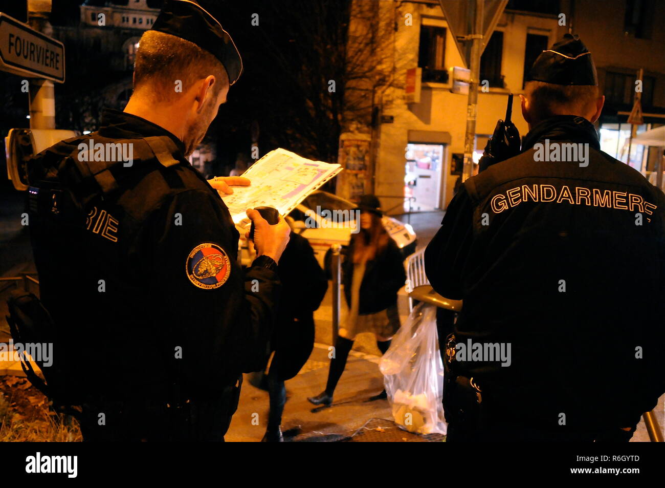 Heavy National Gendarmery security disposal held on the occasion of New ...