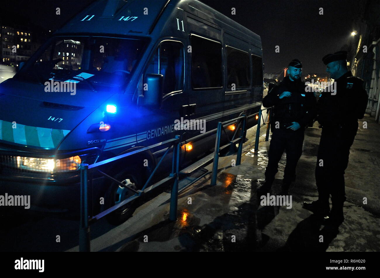 Heavy National Gendarmery security disposal held on the occasion of New ...