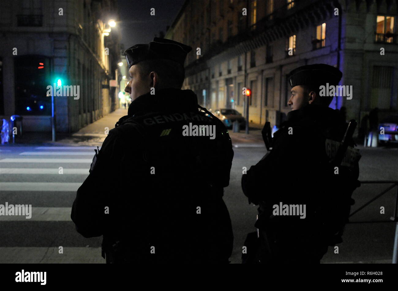 Heavy National Gendarmery security disposal held on the occasion of New ...