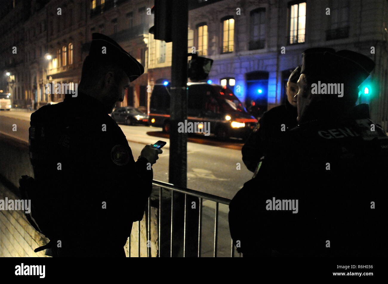 Heavy National Gendarmery security disposal held on the occasion of New ...