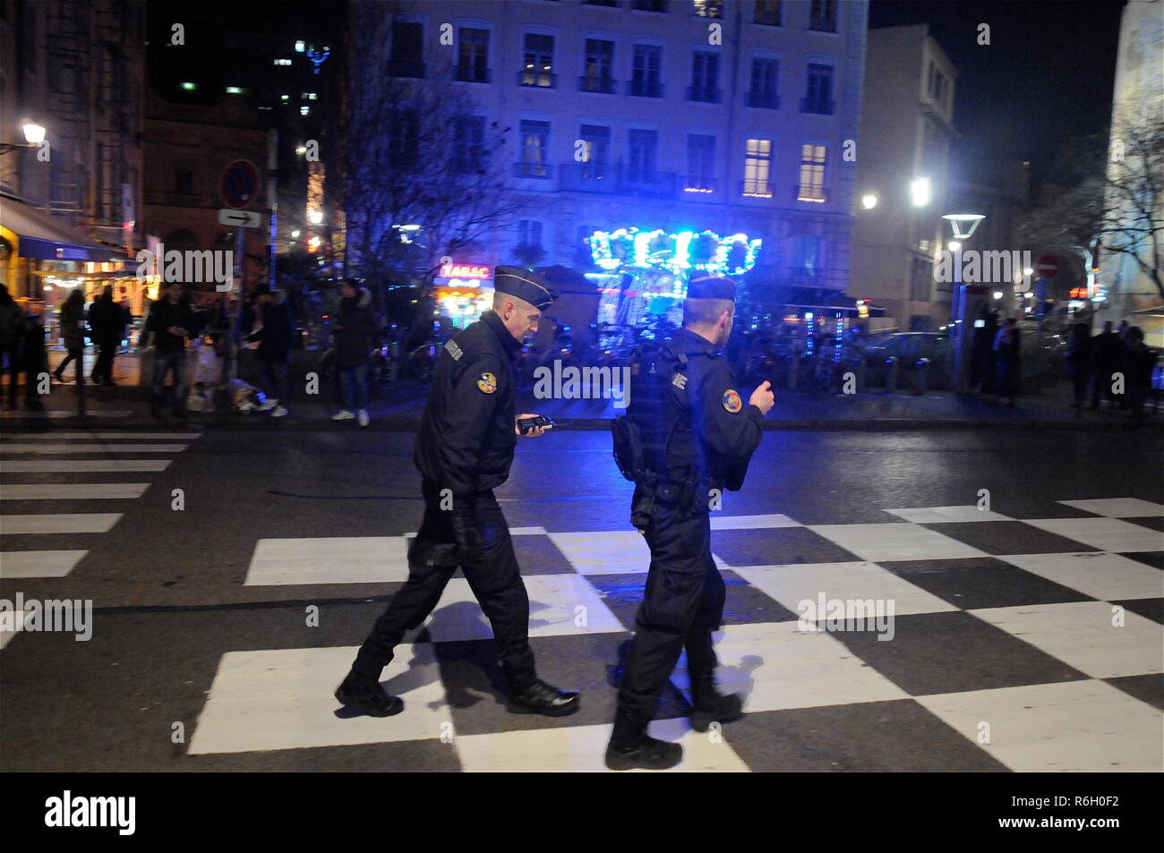 Heavy National Gendarmery security disposal held on the occasion of New ...