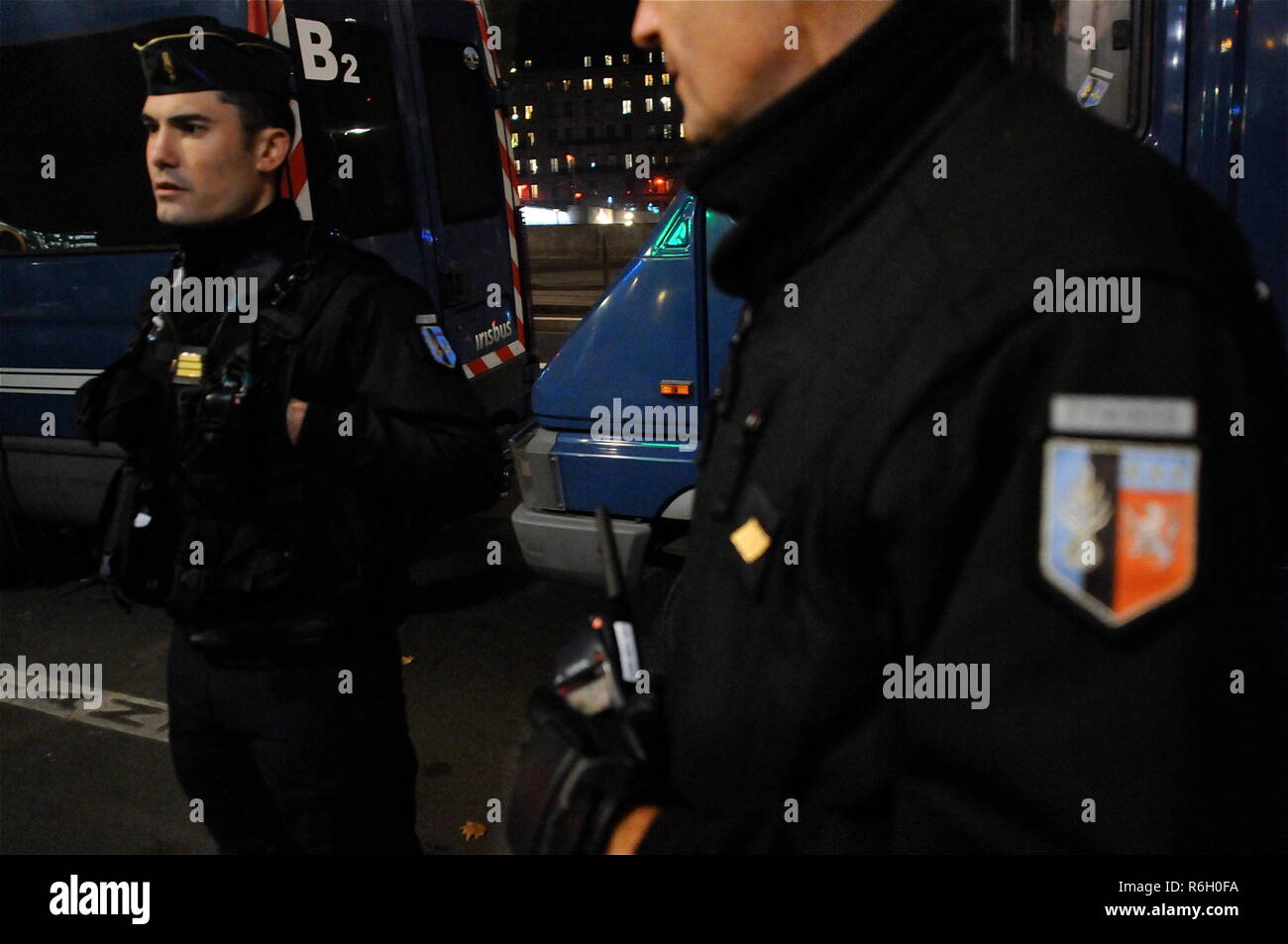 Heavy National Gendarmery security disposal held on the occasion of New ...