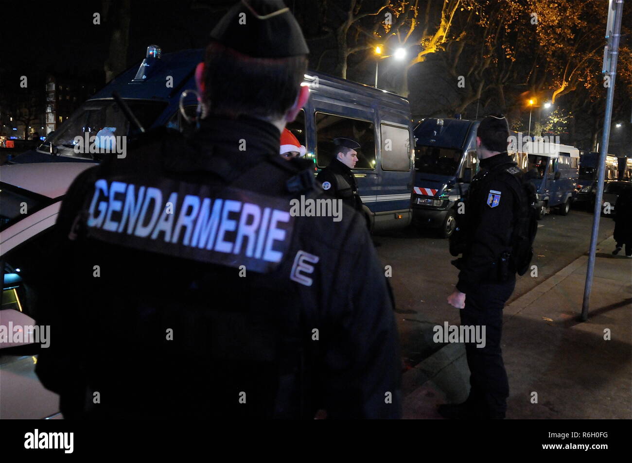 Heavy National Gendarmery security disposal held on the occasion of New ...