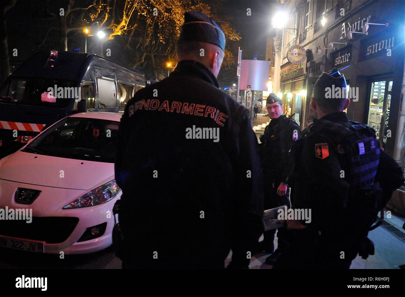 Heavy National Gendarmery security disposal held on the occasion of New ...