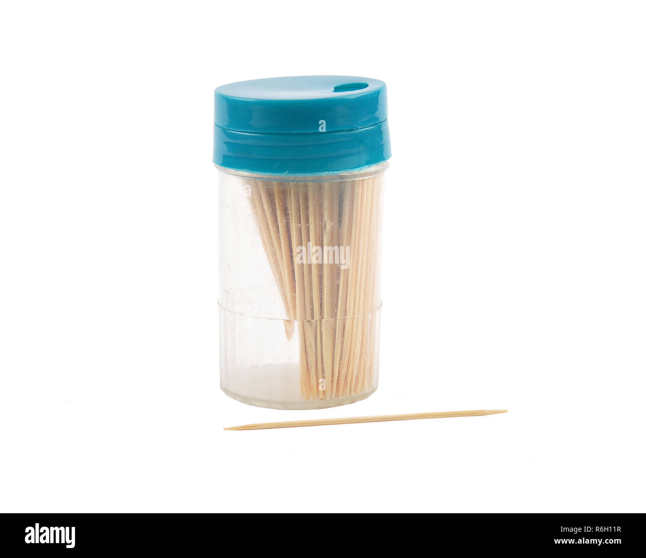 Toothpick box on white background Stock Photo - Alamy