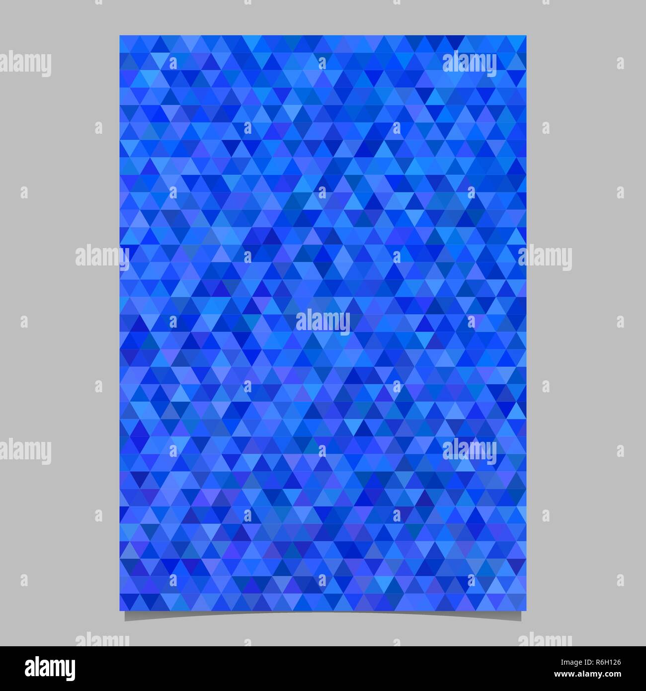 Blue abstract brochure template design - vector background Stock Vector ...