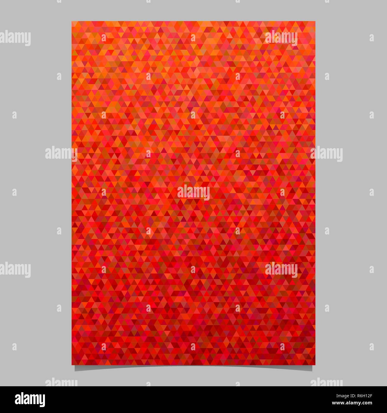 Red abstract brochure template design - vector background Stock Vector ...