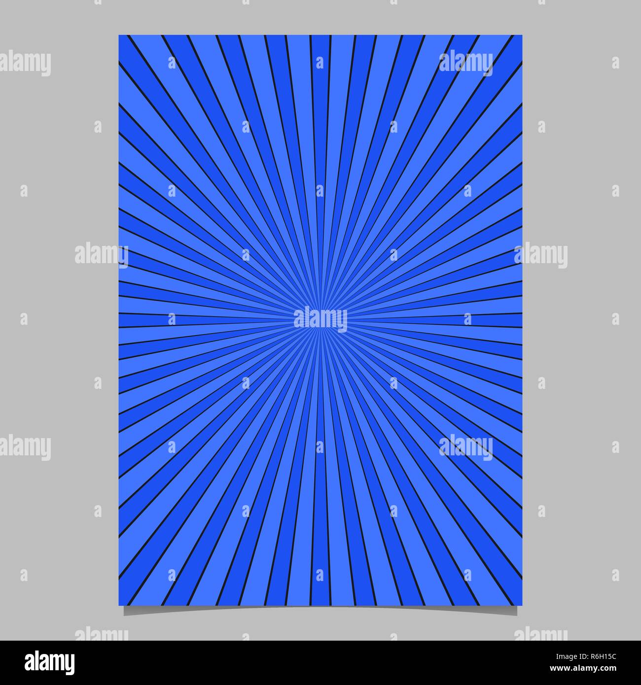 Blue abstract dynamic star burst card background template - vector ...