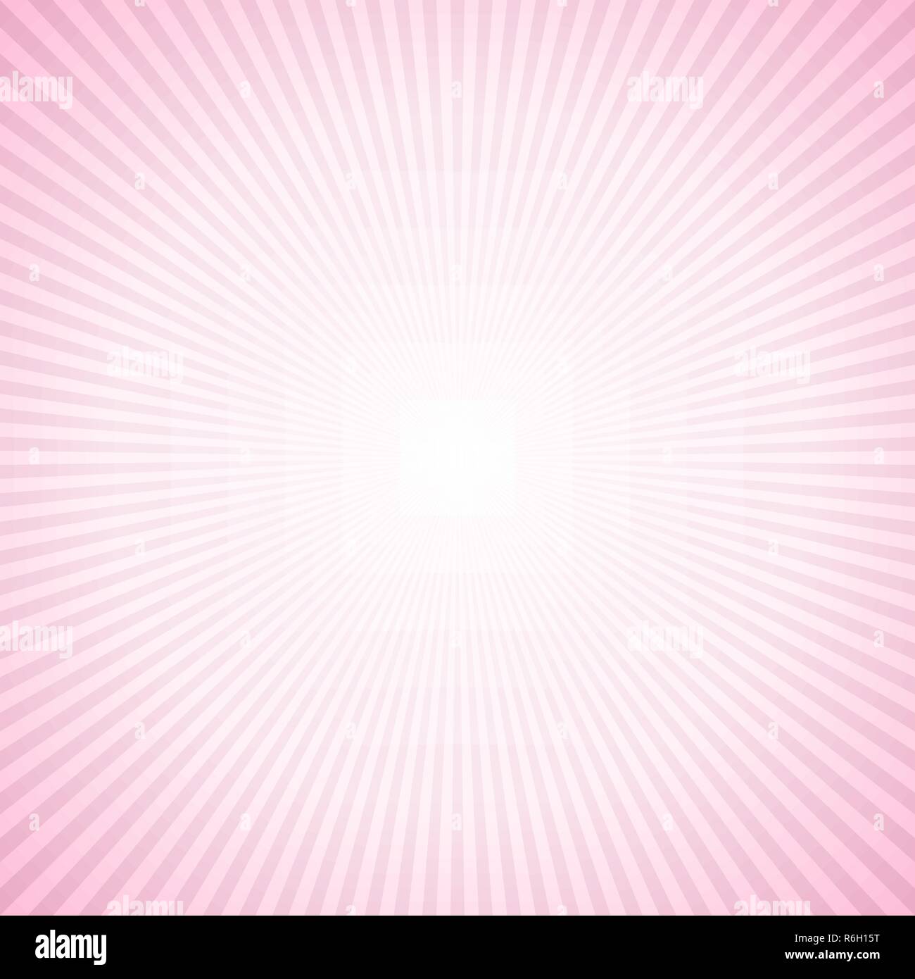 Abstract geometrical sunray background - retro vector graphic design ...
