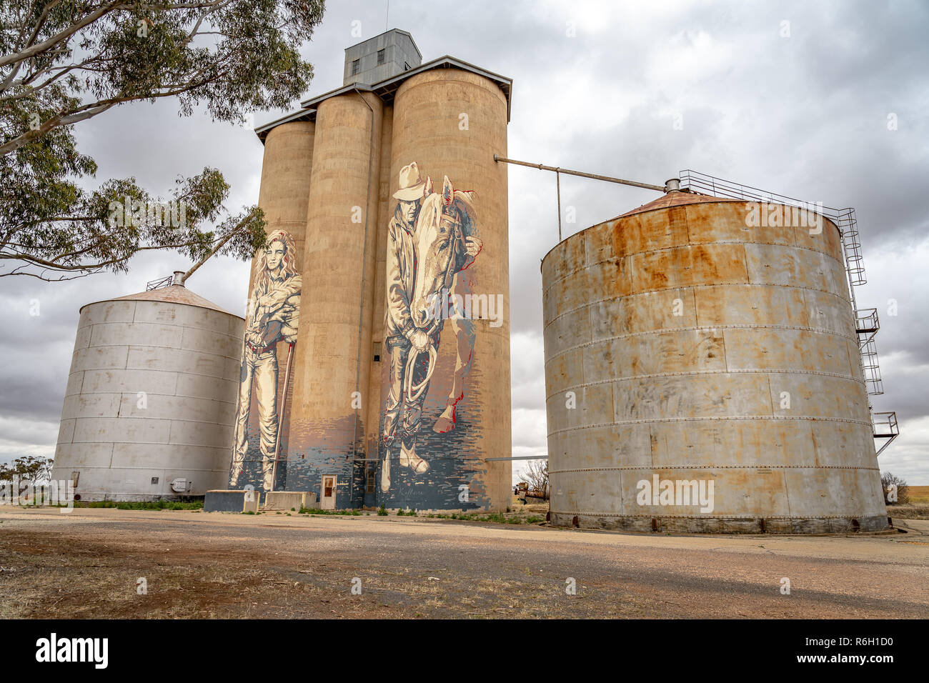Rosebery, Victoria, Australia - Silo Art Stock Photo - Alamy