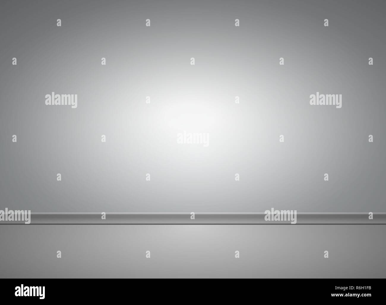 Empty room, white shade. Design element. Vector illustration of mockup ...