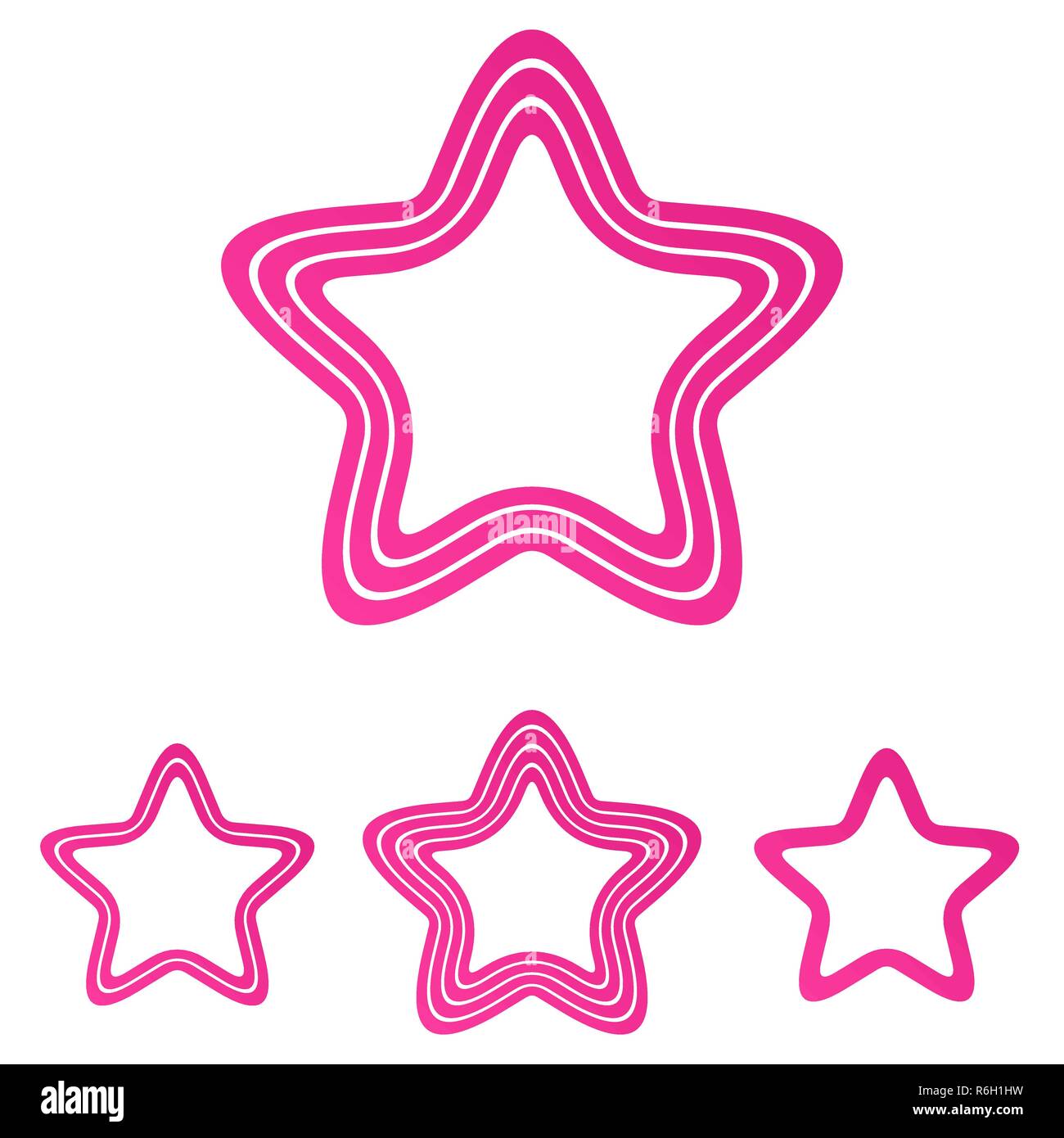 Pink Star Clip Art