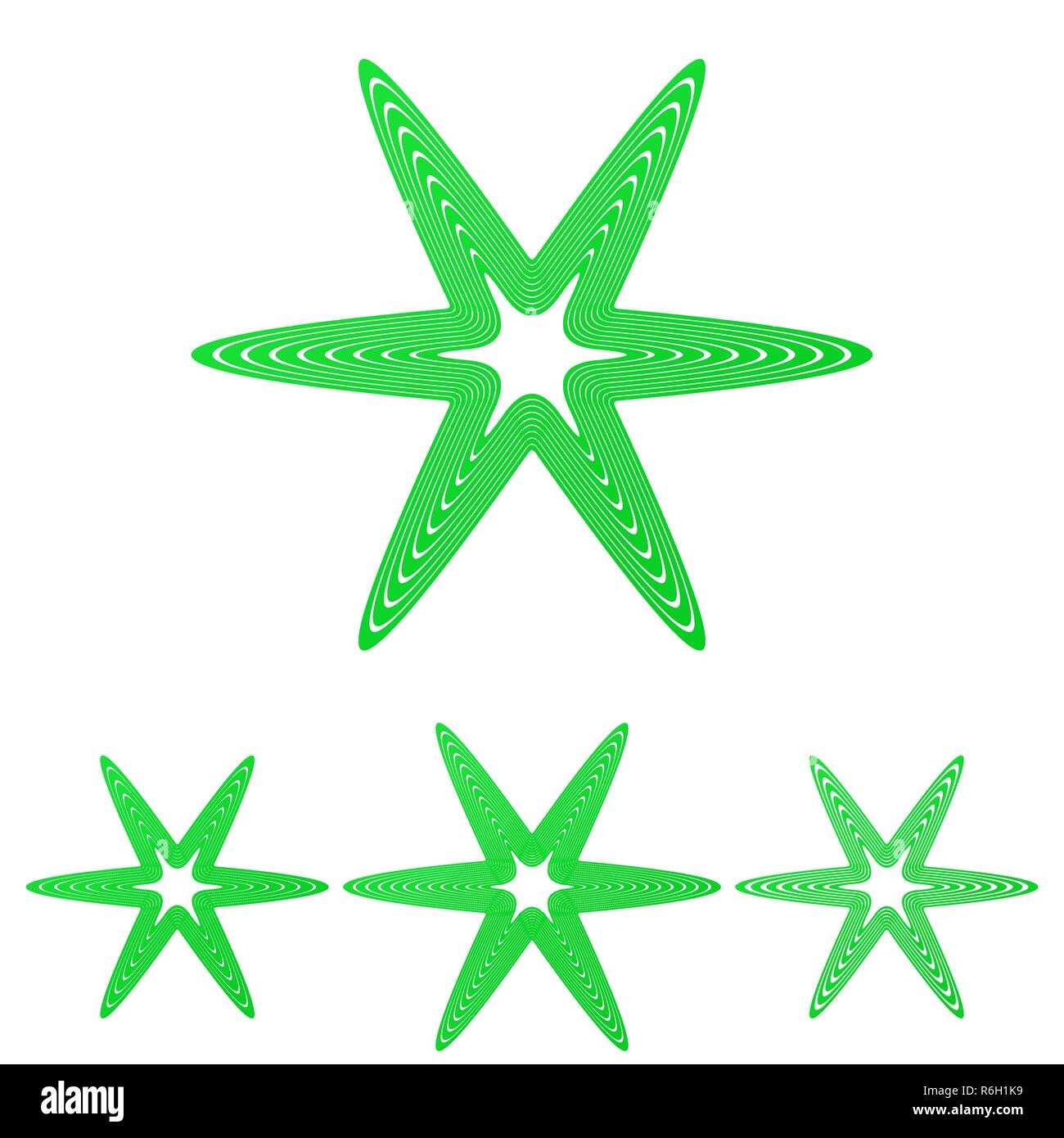 Star and green Stock Vector Images - Alamy