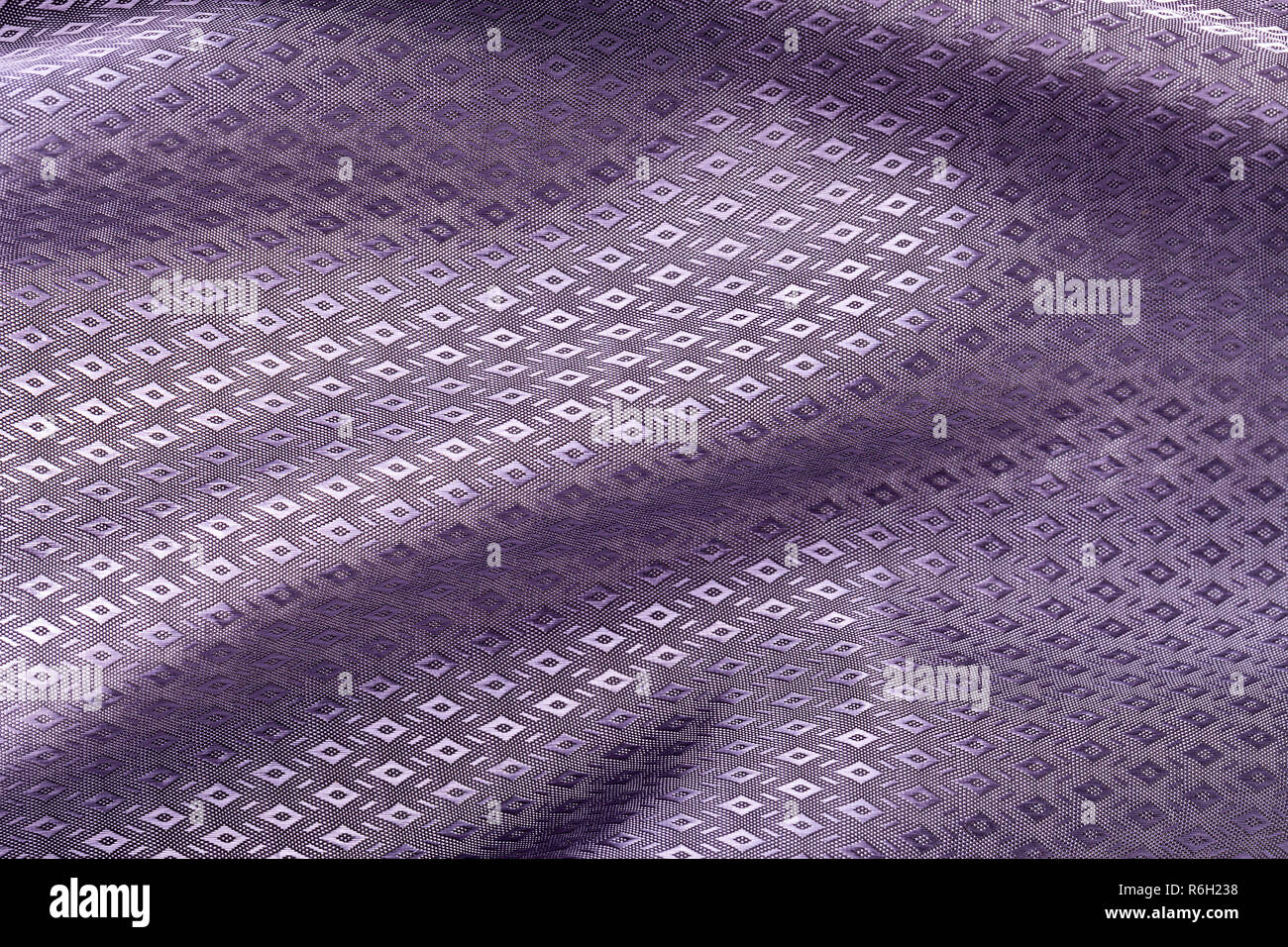 Silk background, texture of violet, diamond pattern shiny fabric Stock ...