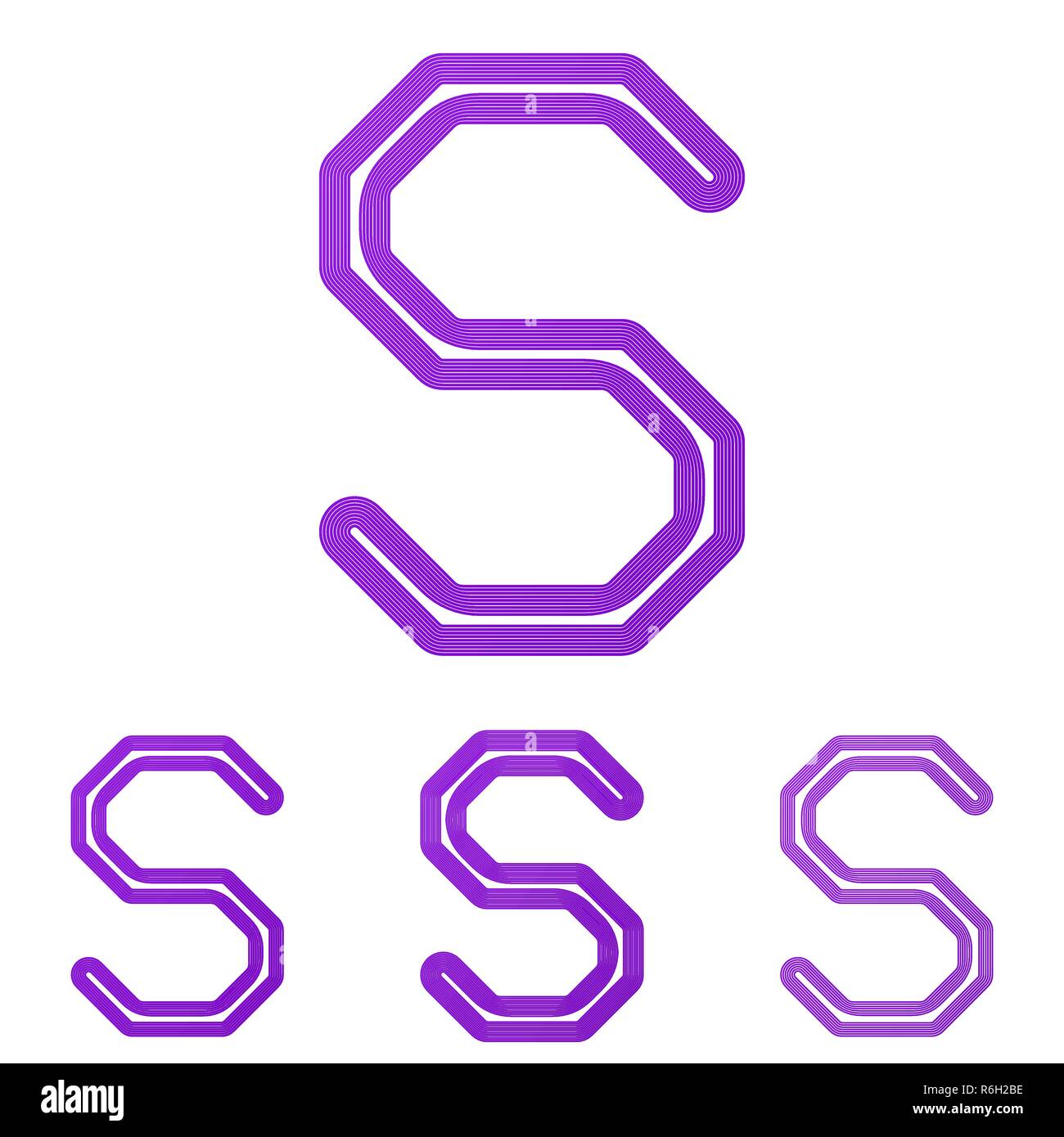 Purple navigation logo Stock Vector Images - Alamy