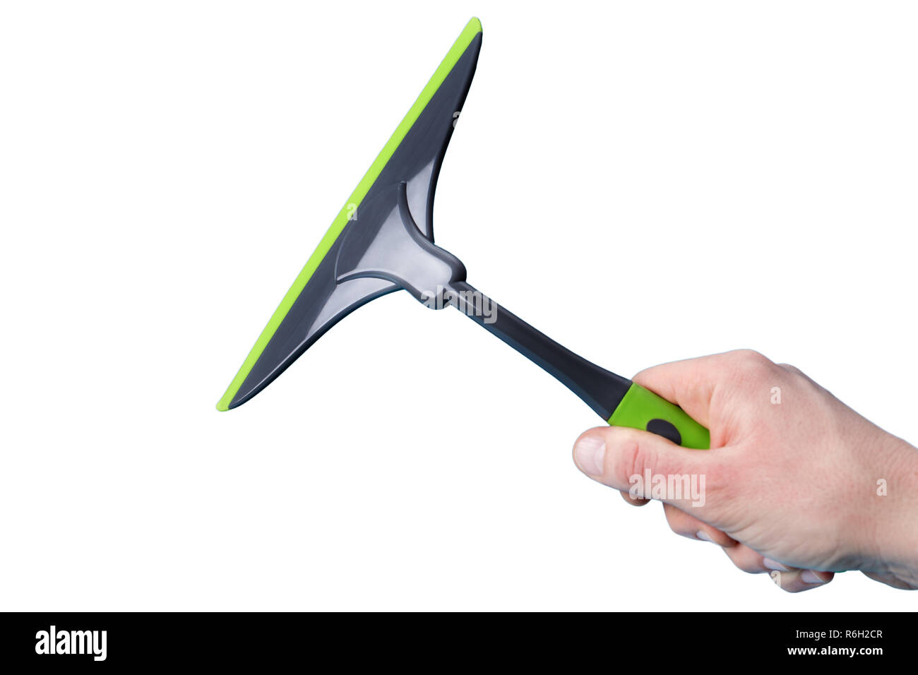 Hand with squeegee hi-res stock photography and images - Alamy