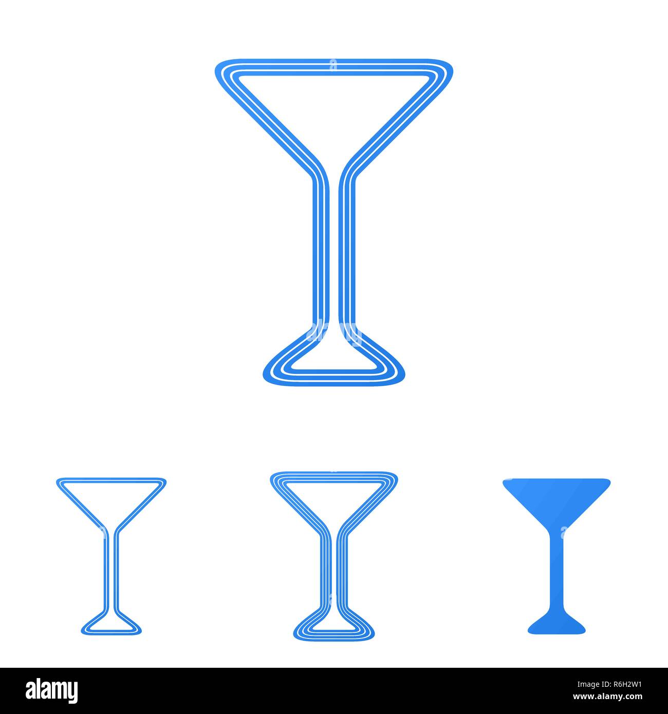 Cocktail logo hi-res stock photography and images - Alamy