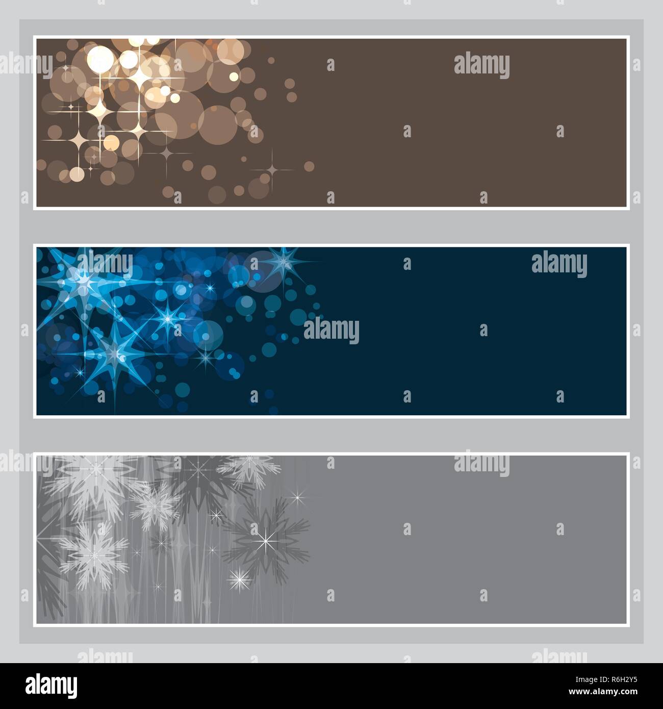 Horizontal christmas background ornate Stock Vector Images - Alamy