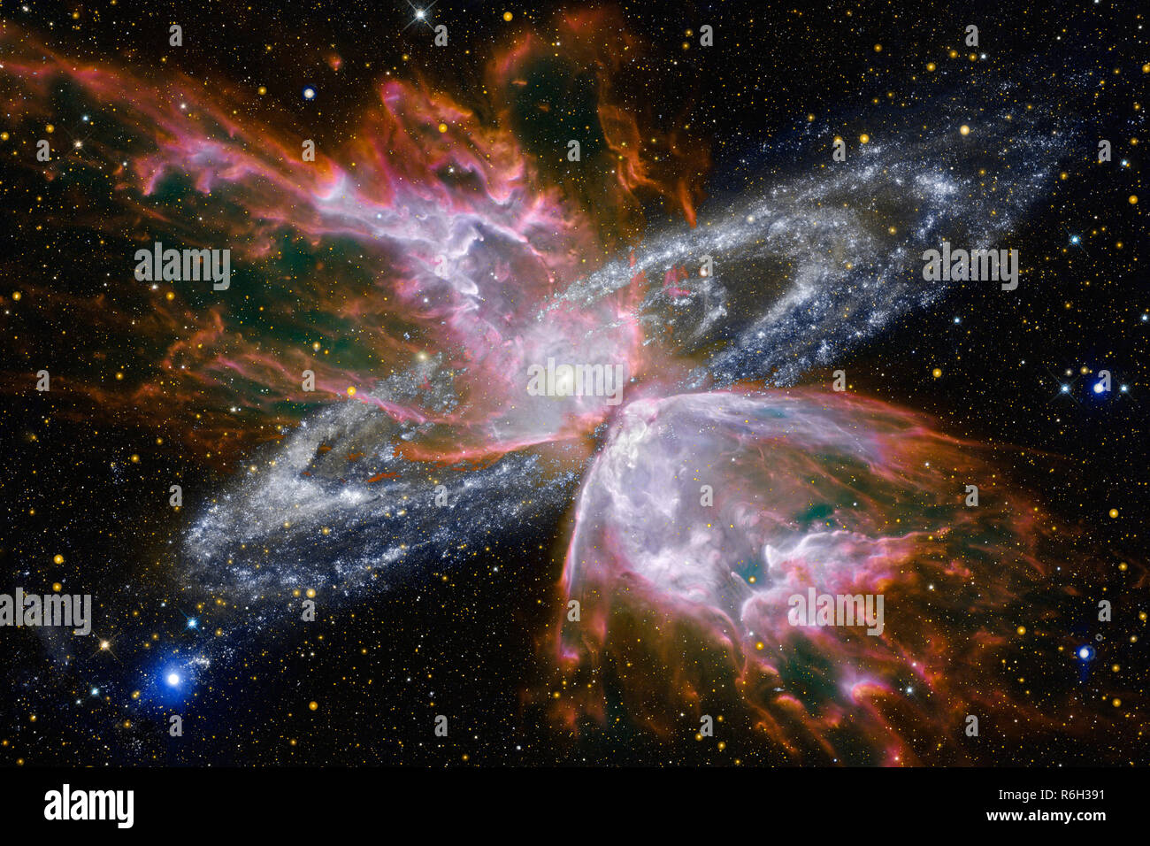 Nebulae and stars in deep space. Cosmic art, science fiction wallpaper ...