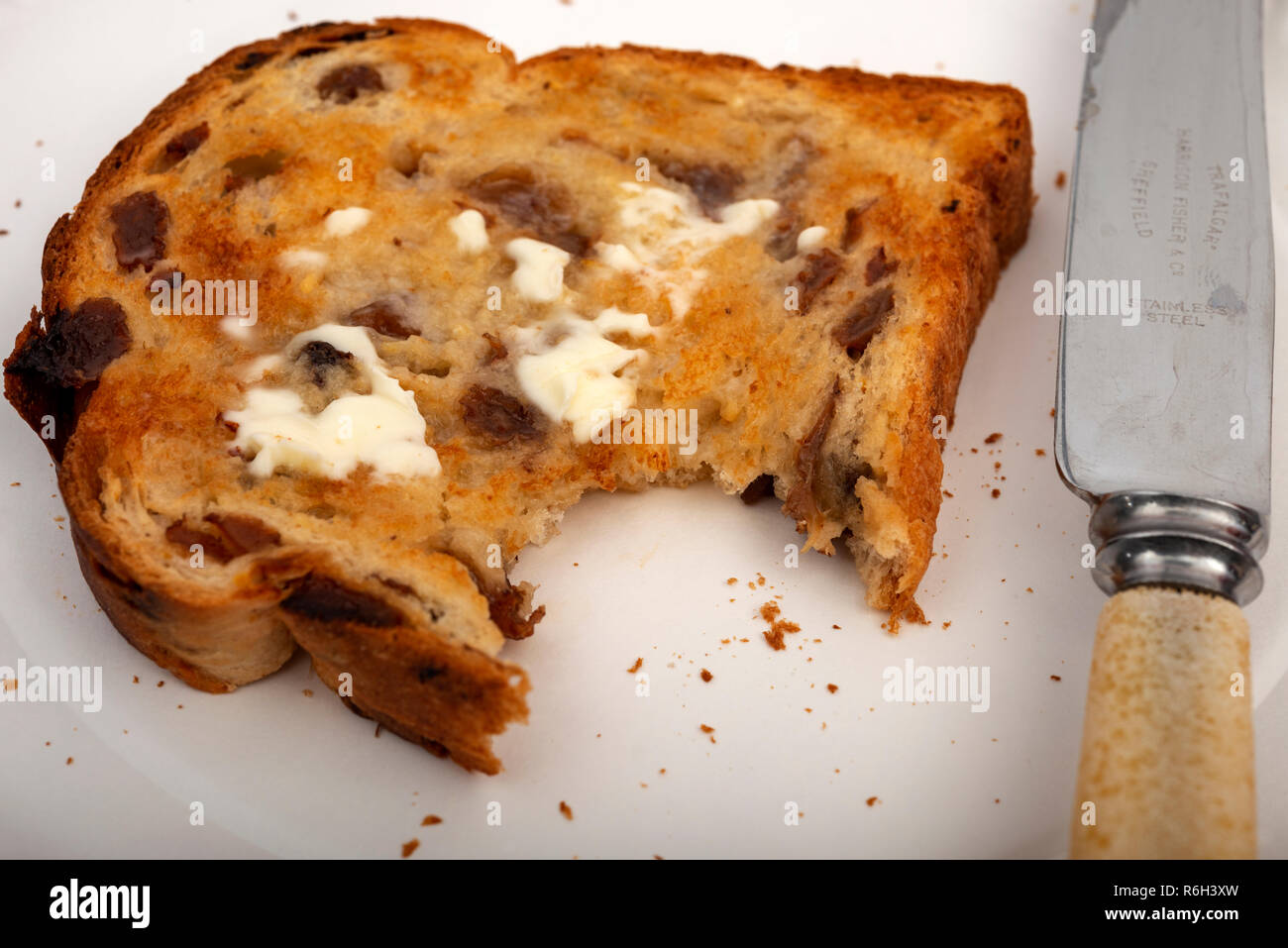 Toasted fruit bread Stock Photo - Alamy