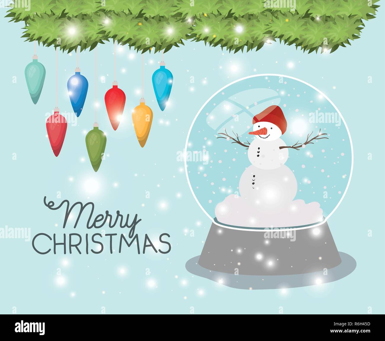 Mery christmas card hi-res stock photography and images - Alamy
