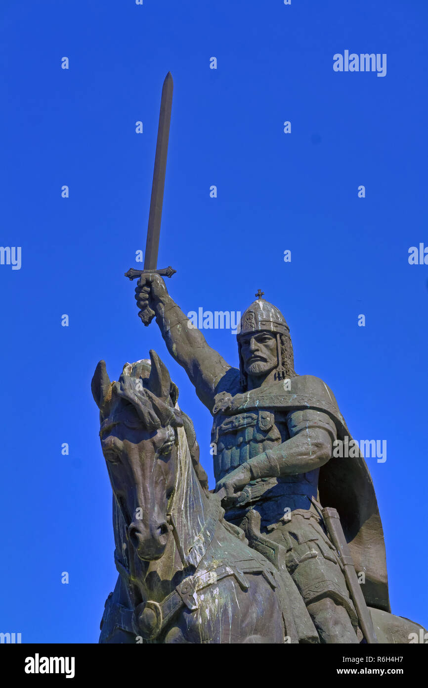 Equestrian monument to Tsar Kaloyan in Varna.Bulgaria. it was designed ...
