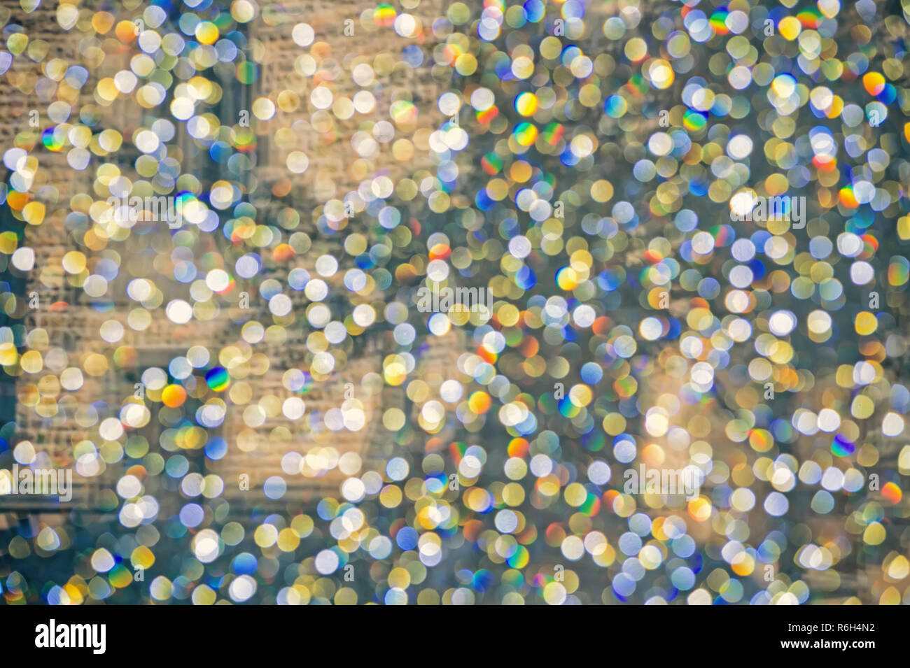 abstract colorful Bokeh circles for Christmas background Stock Photo ...